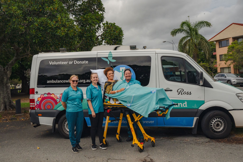 Sherries Wish was to have family photos taken on the Wynnum Foreshore ...