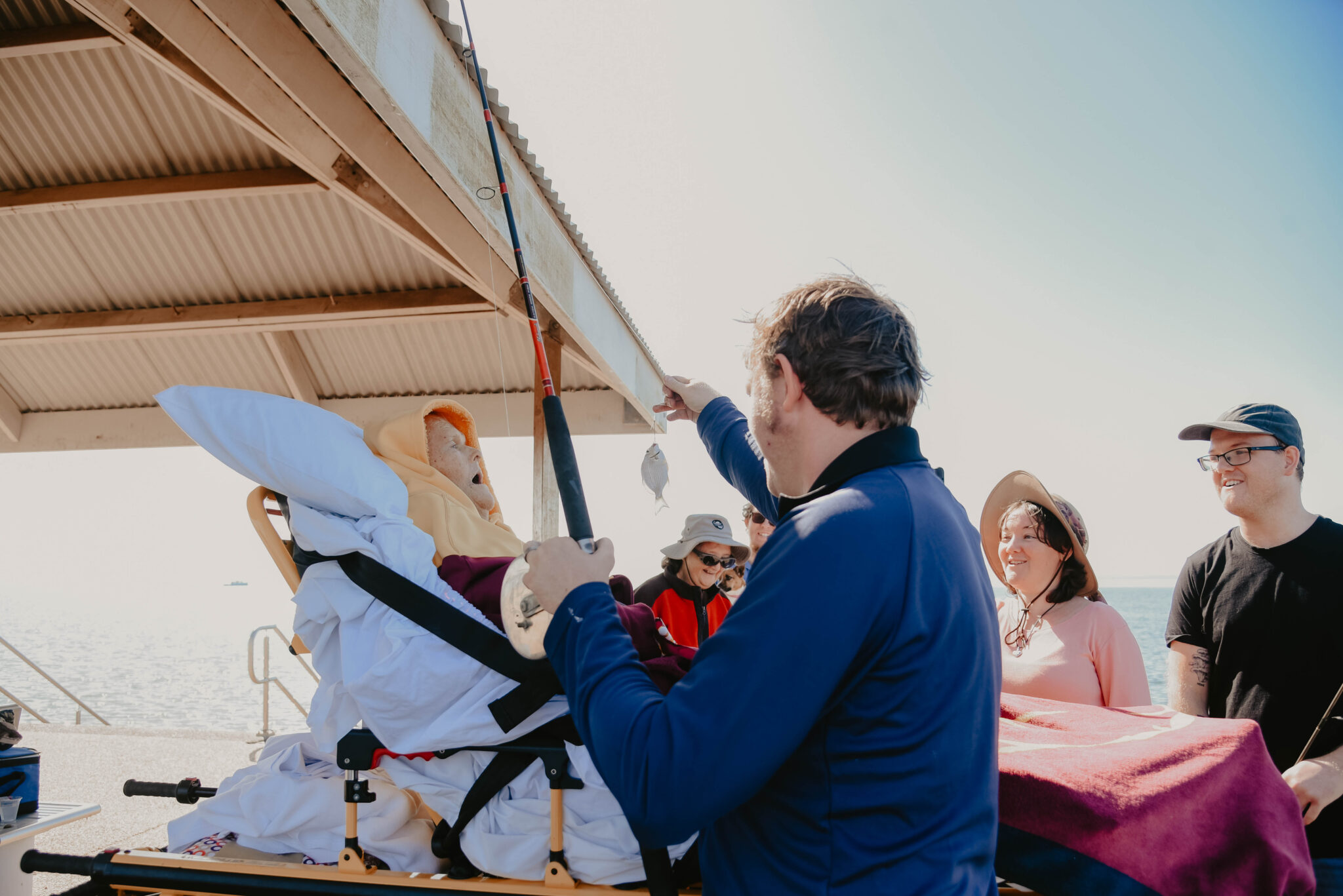 Gary’s Wish was to go fishing with his family at Wynnum Jetty ...
