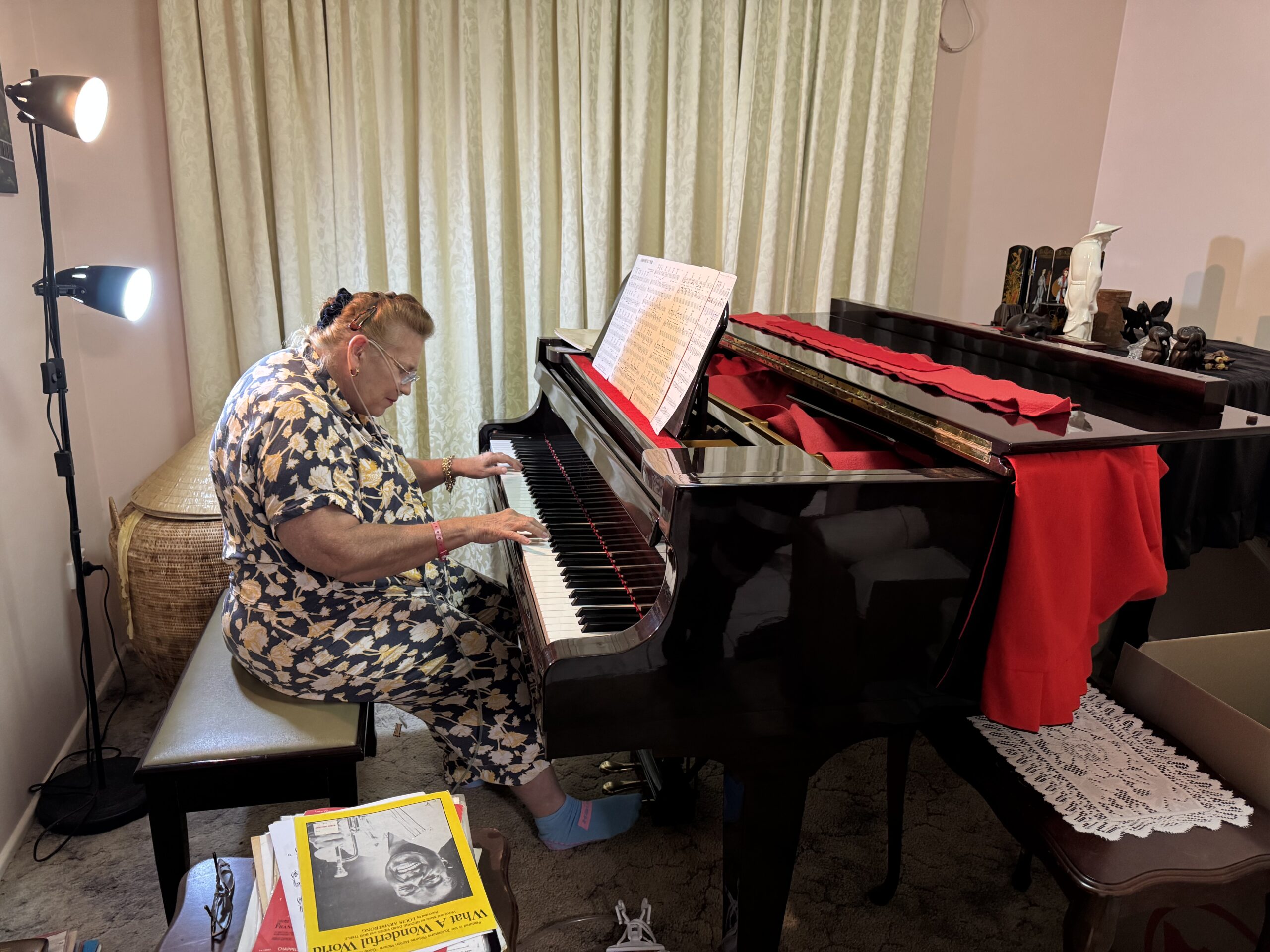 Angeletta’s Wish was to visit her home, play her grand piano and see ...