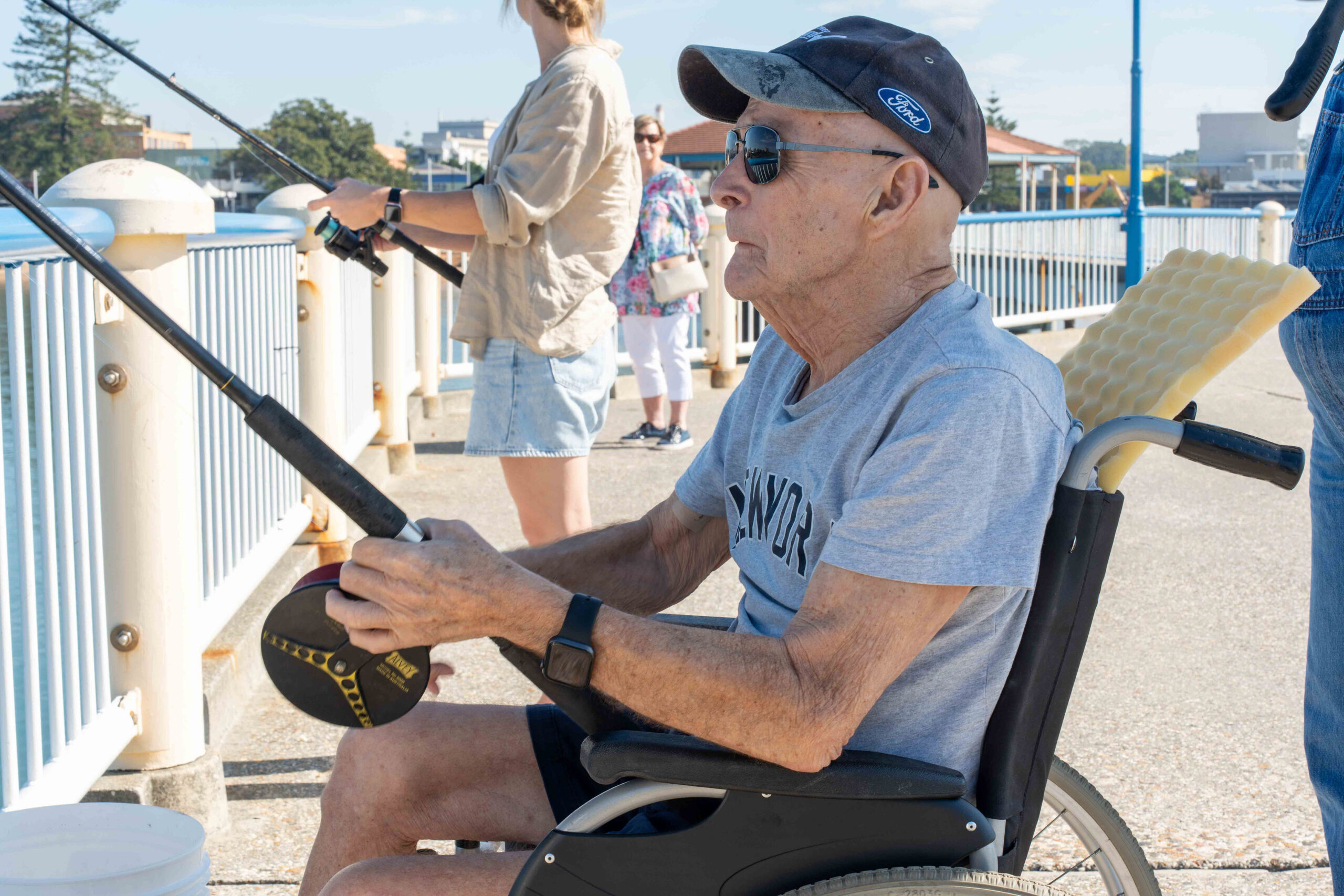 Ray wish was to go fishing with his family off the Redcliffe jetty ...